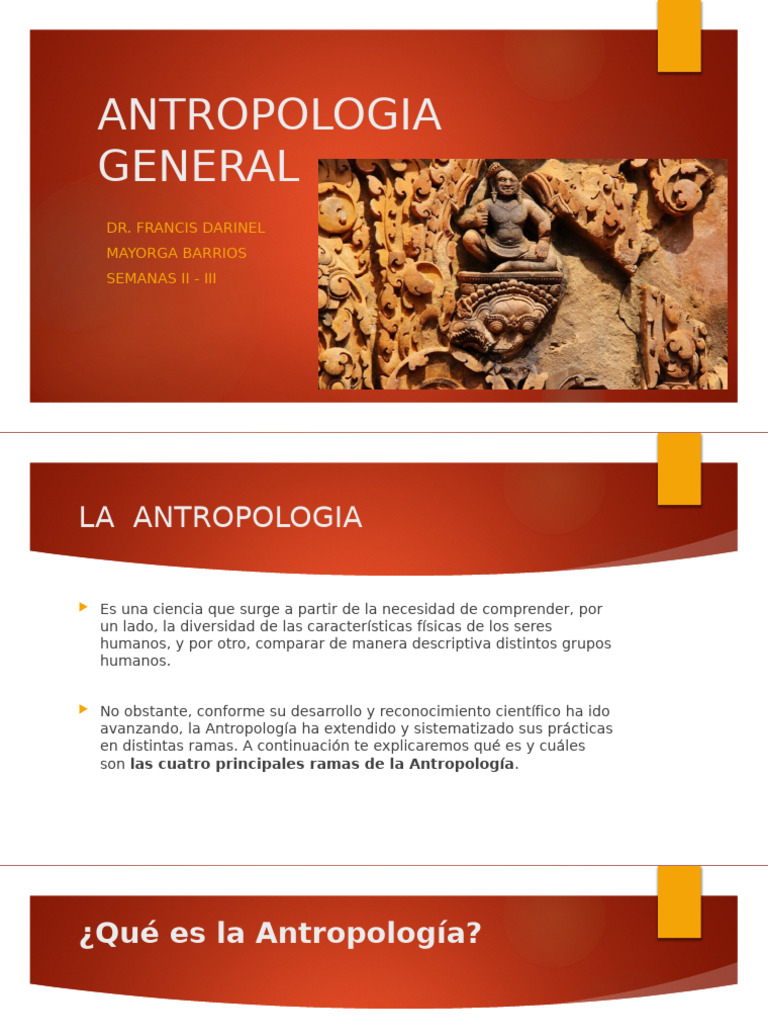 Antropologia General Semana 2 Pdf Antropología Arqueología