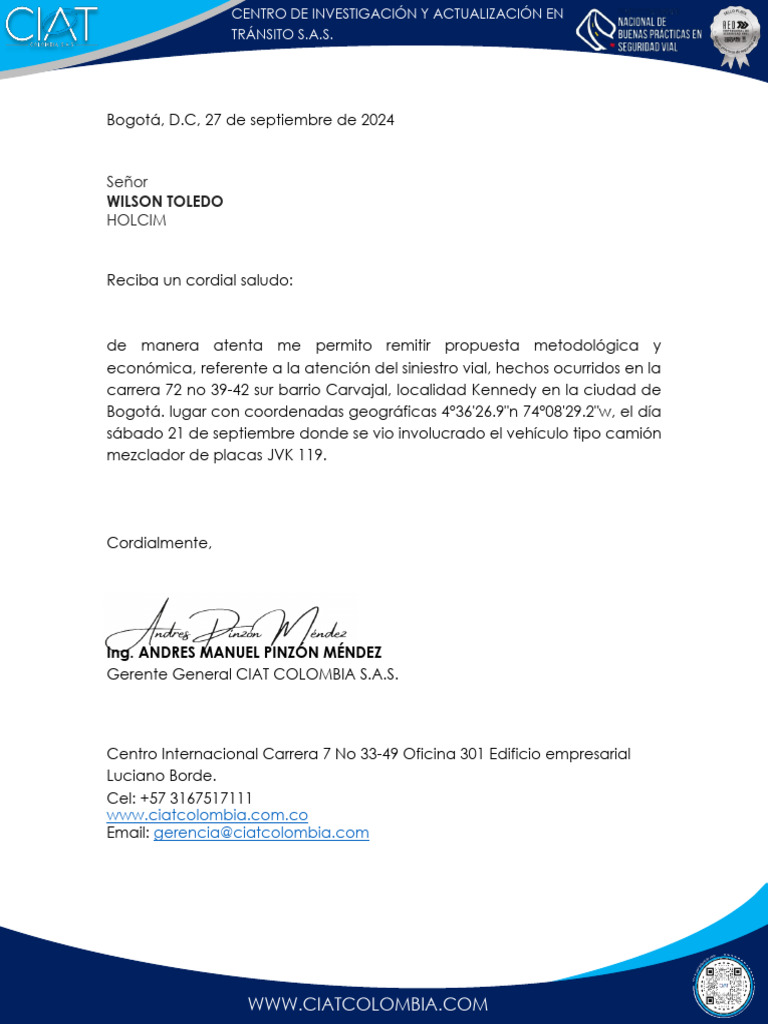 Propuesta Metodologica y Economica INVERTRAC | PDF | Software