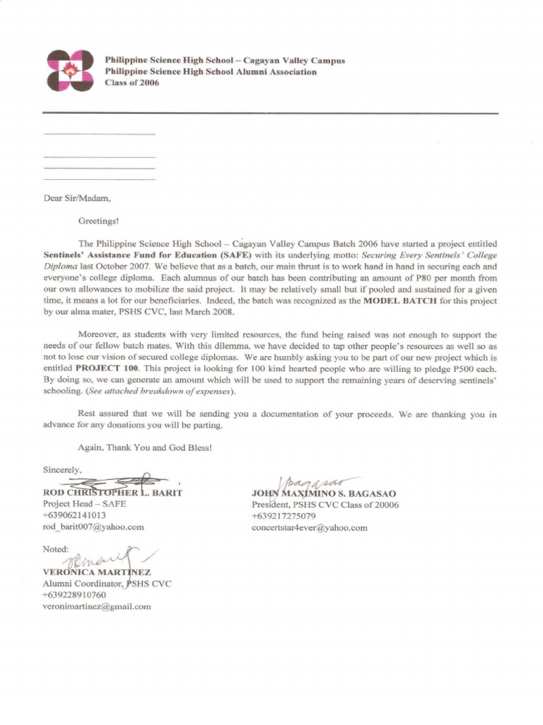 Formal Letter | Universities And Colleges | Behavior Modification
