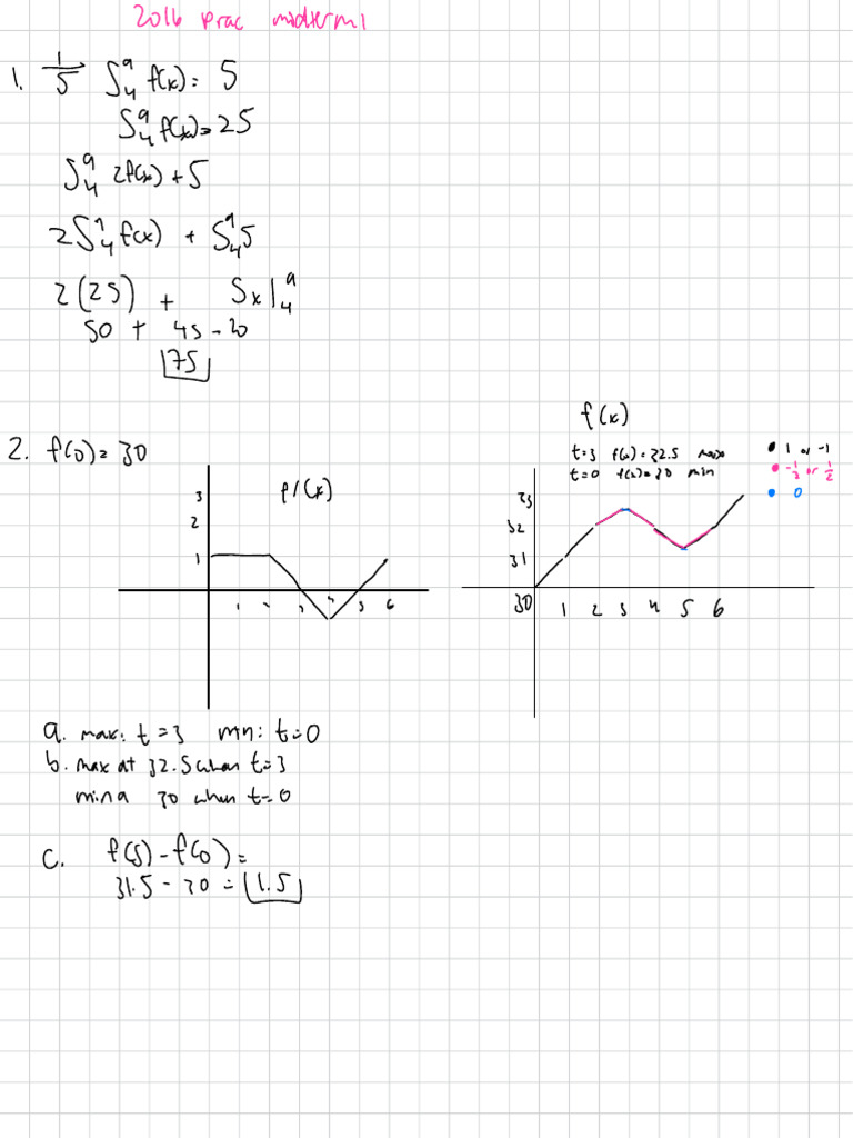 Math 10B Midterm 1 Practice Exams | PDF