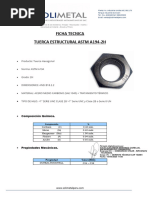 Tuercas ASTM A194 Grado 2H - Redica | PDF | Rieles | Metales de transición