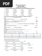 HSK Level 1 Mock Test | PDF