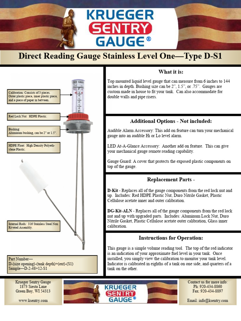 Krueger small level gauge | PDF | Mechanical Engineering
