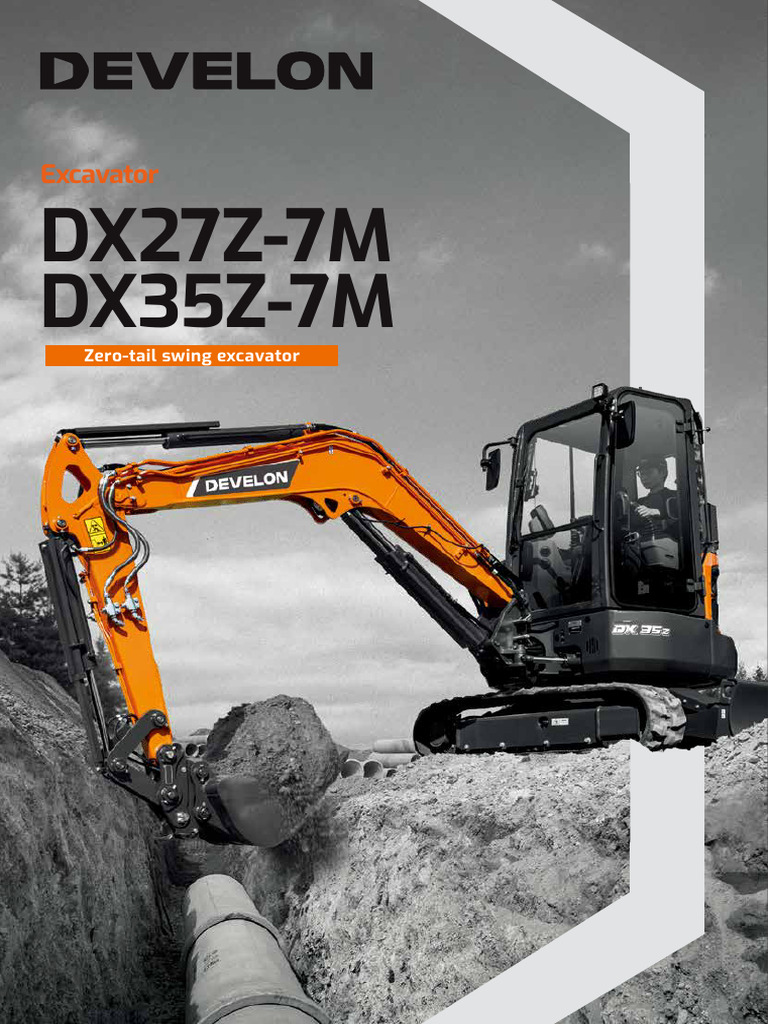 Miniexcavadora DX27Z-7M, DX35Z-7M - en | PDF | Truck | Smartphone