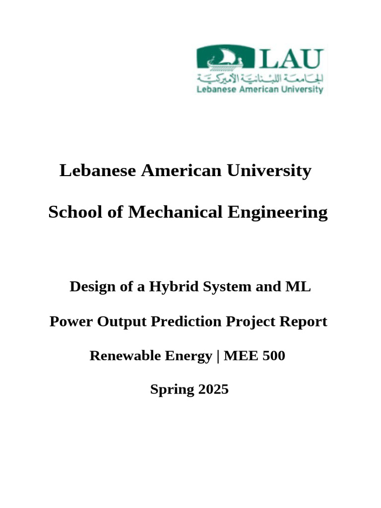 Renewble Hawa Chicken Optimization Report | PDF | Solar Power ...