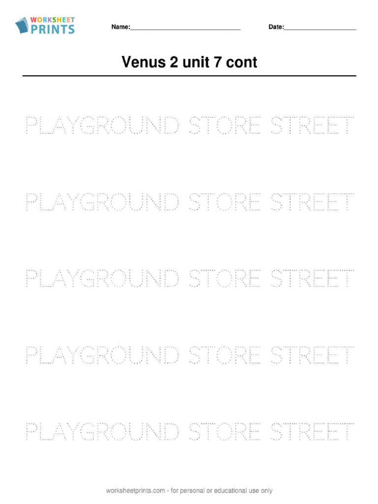 Venus 2 Unit 7 | PDF