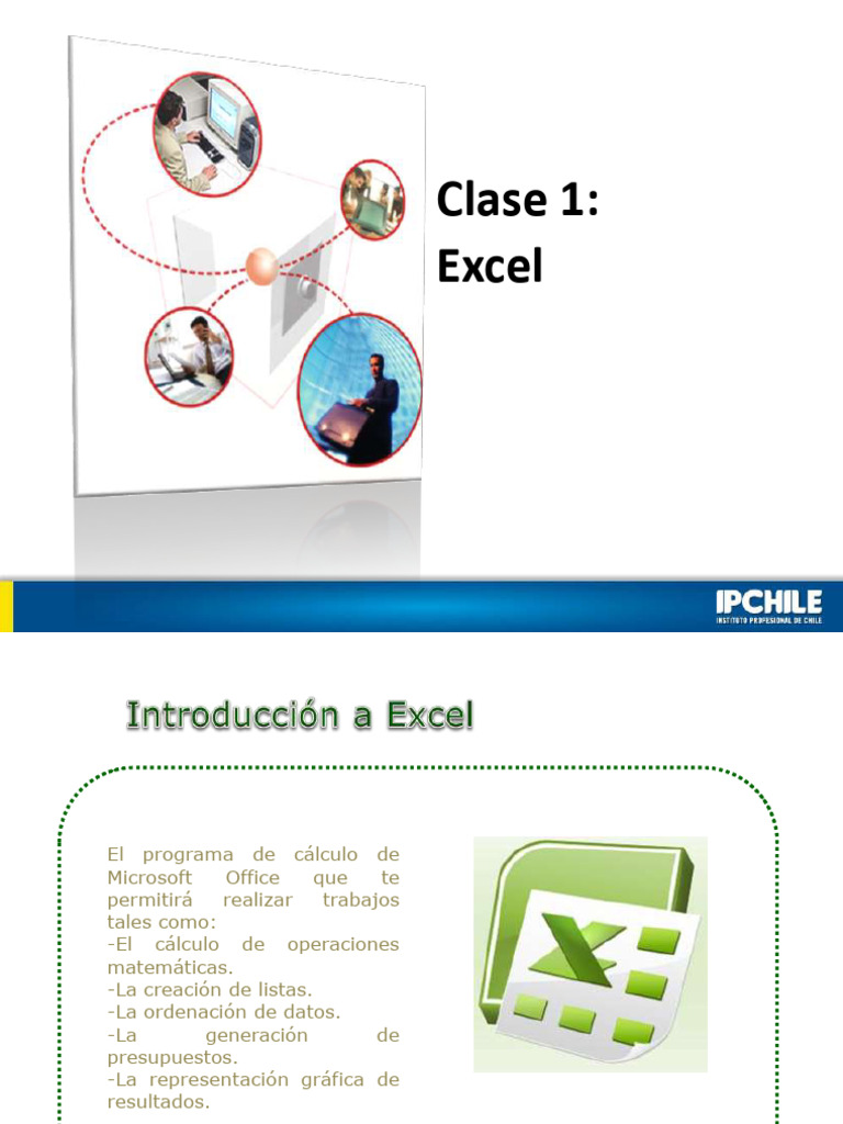 Clase 1 Excel | PDF | Microsoft Excel | Botón (Computación)