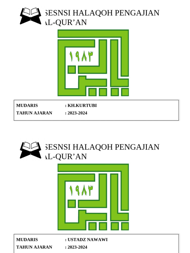 Cover Absensi Magrib | PDF