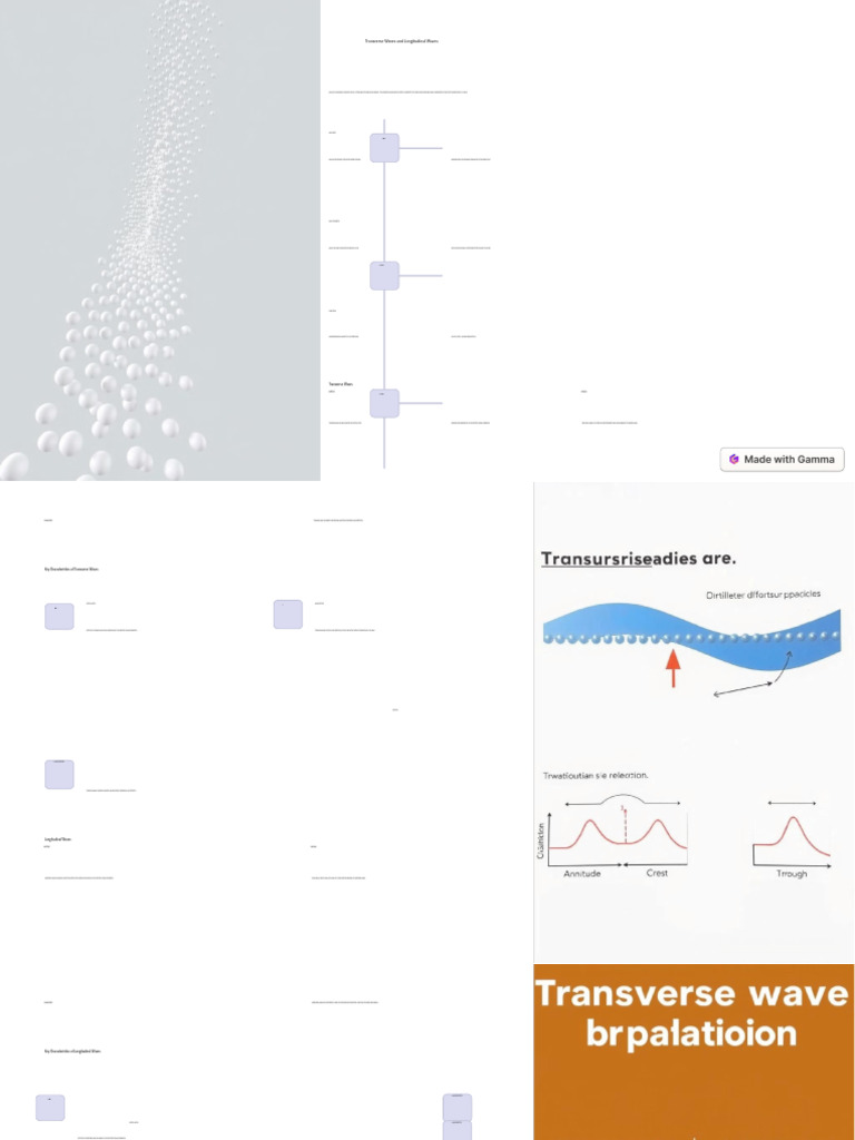 Transverse Waves and Longitudinal Waves | PDF | Waves | Transmission Medium