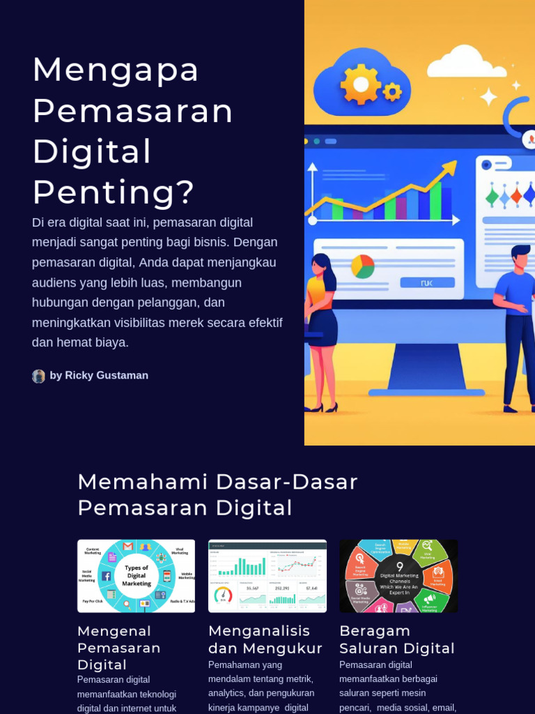 Pentingnya Pemasaran Digital untuk Bisnis | PDF