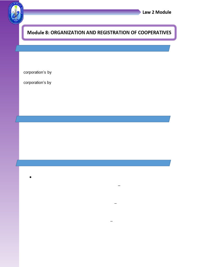 Law 2 Unit 5 Module 8 Partial | PDF | Taxes | Board Of Directors