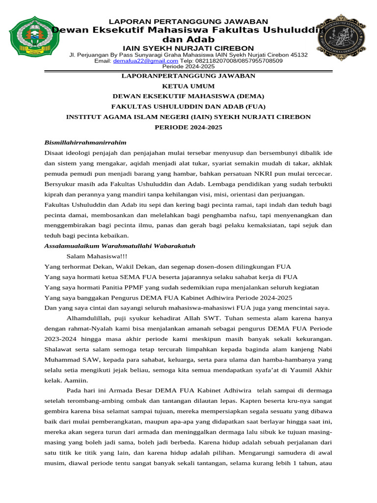 LPJ BPH 2024-2025 | PDF