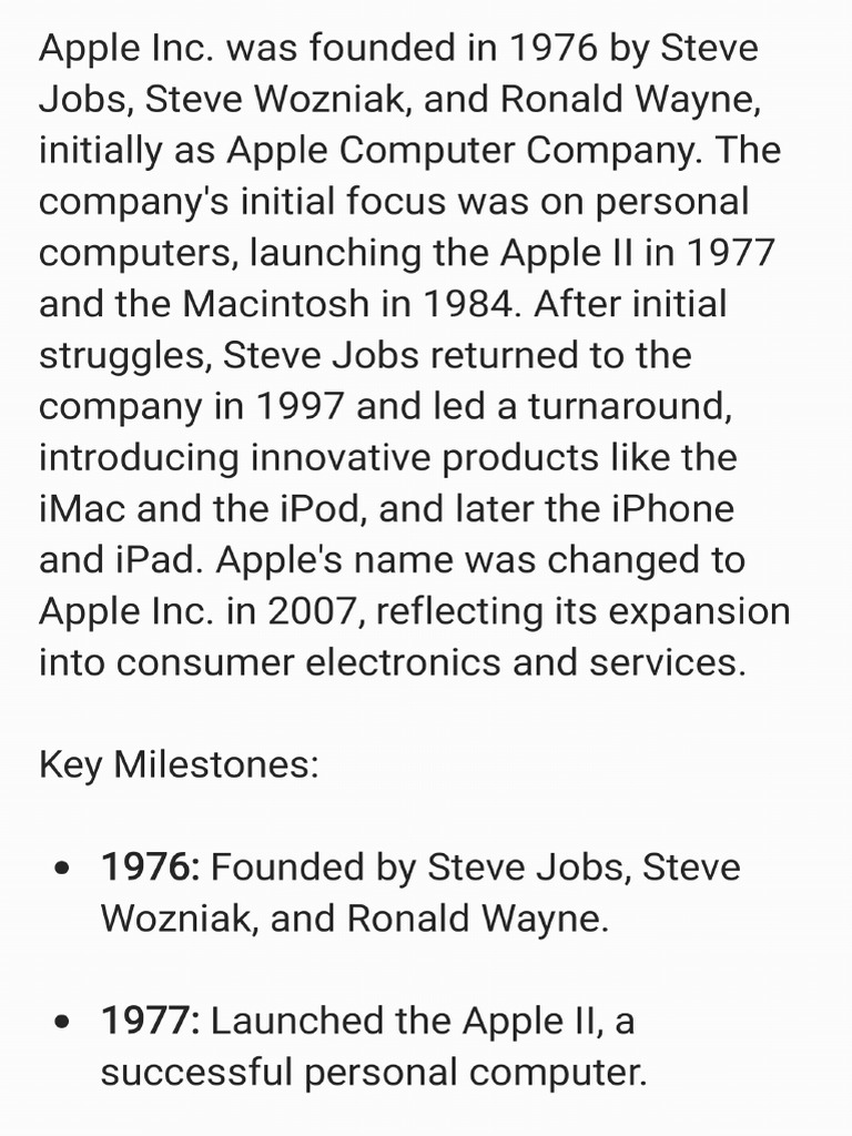History of Apple | PDF