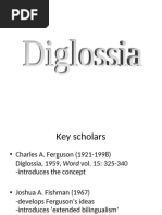 1.diglossia. Definition, History, Functions and Characteristics of ...
