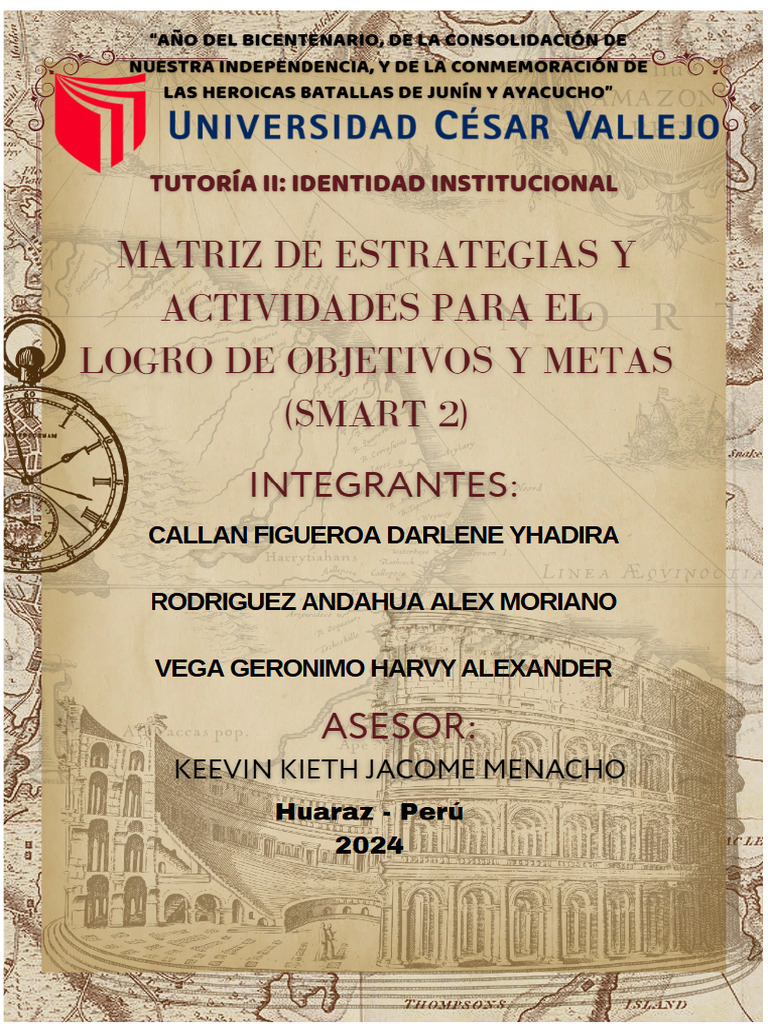 Matriz de Objetivos - Tutoria | PDF