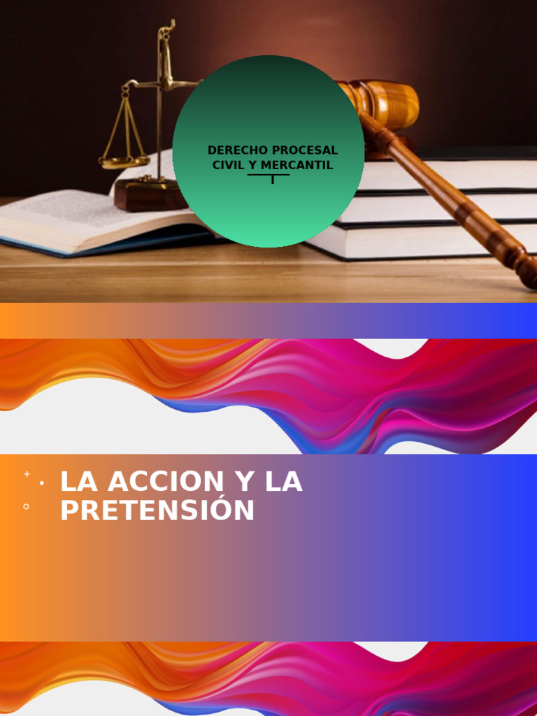 Clase 3 La Accion y La Pretensión | PDF | Ley procesal | Jurisdicción