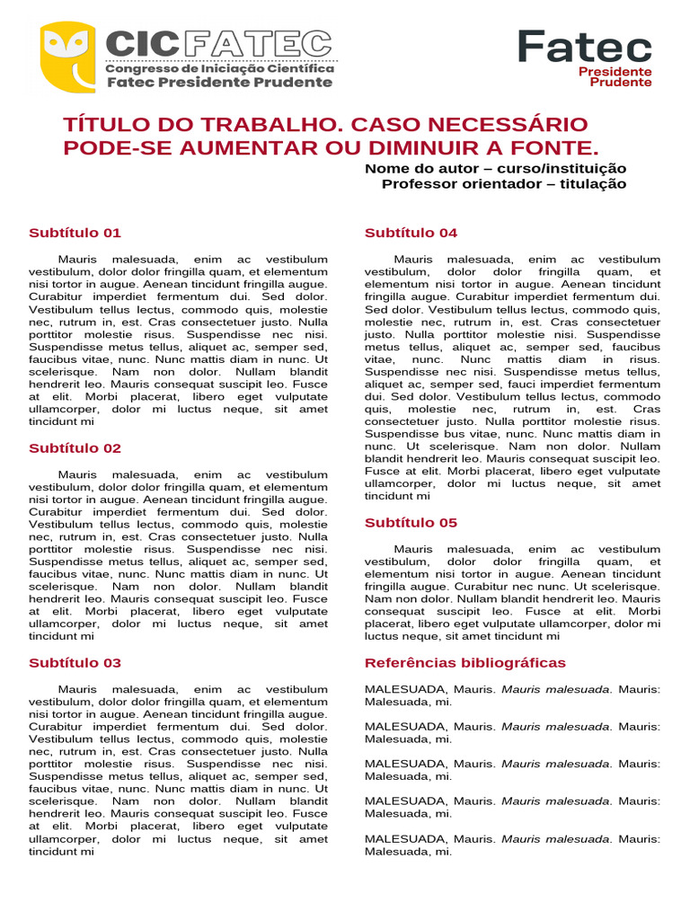 Template Poster OTH | PDF