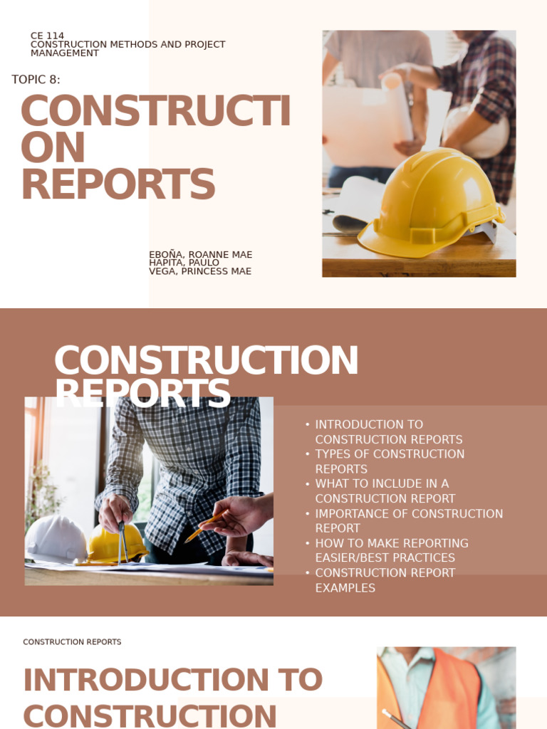 Essential Guide to Construction Reports | PDF | Version Control