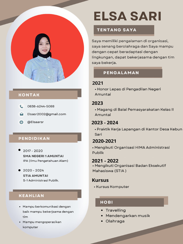 CV ELSA SARI | PDF