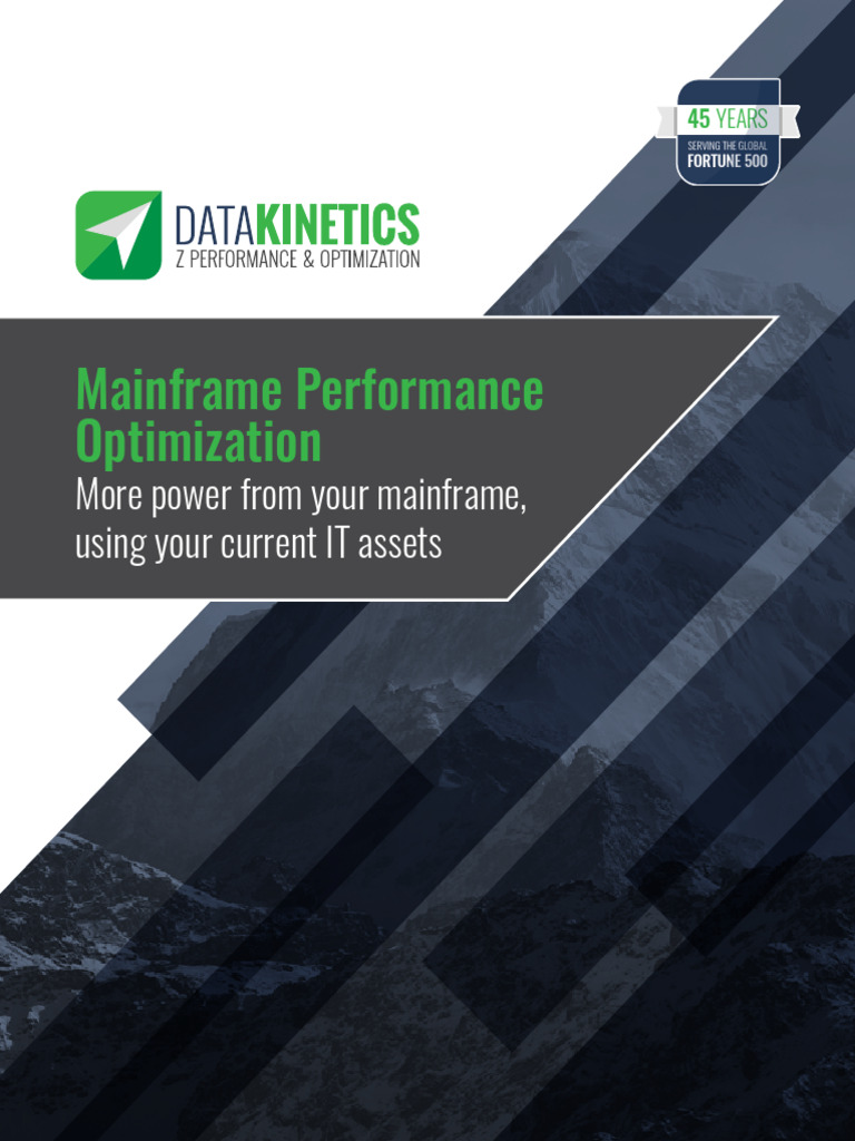 DataKinetics Mainframe Performance Optimization Ebook 20240309 | PDF | Mainframe Computer ...