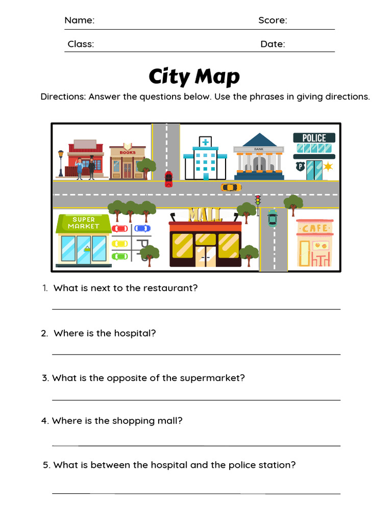 Fun Colorful Directions Picture Comprehension | PDF