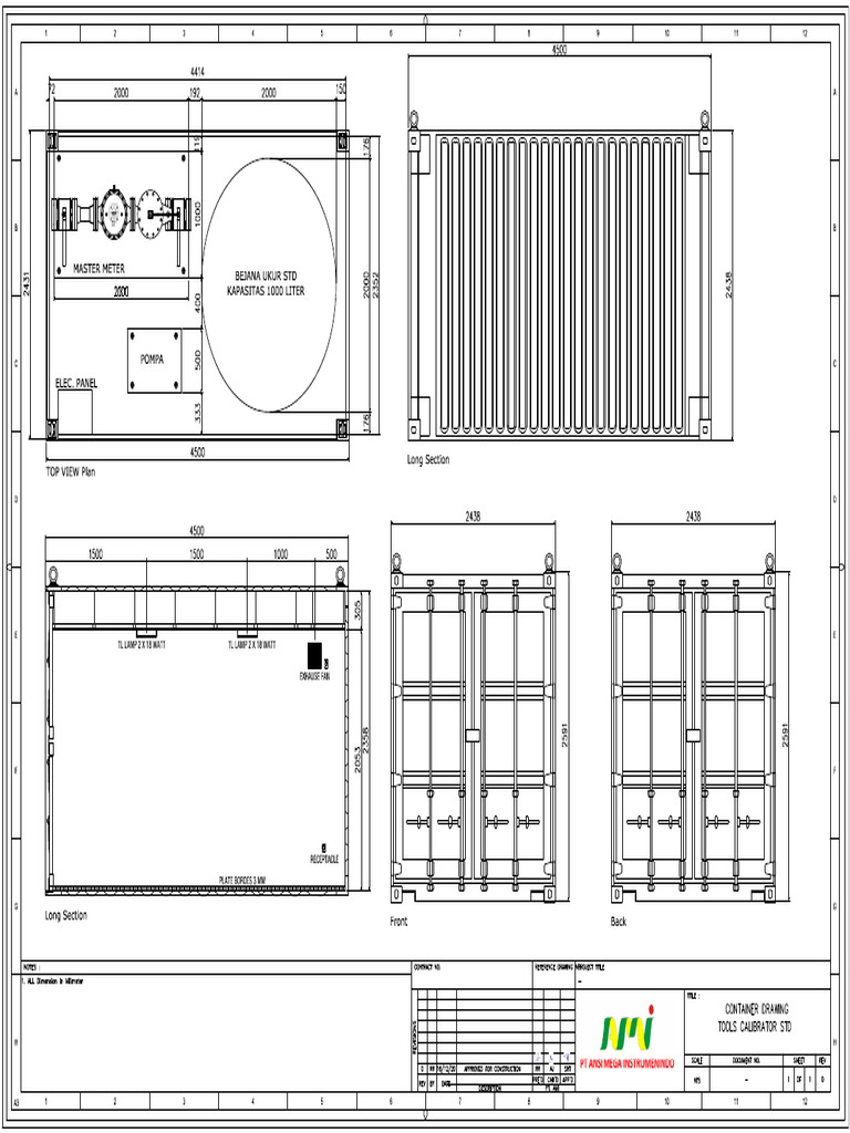 Container Master Meter 27-08-22 | PDF