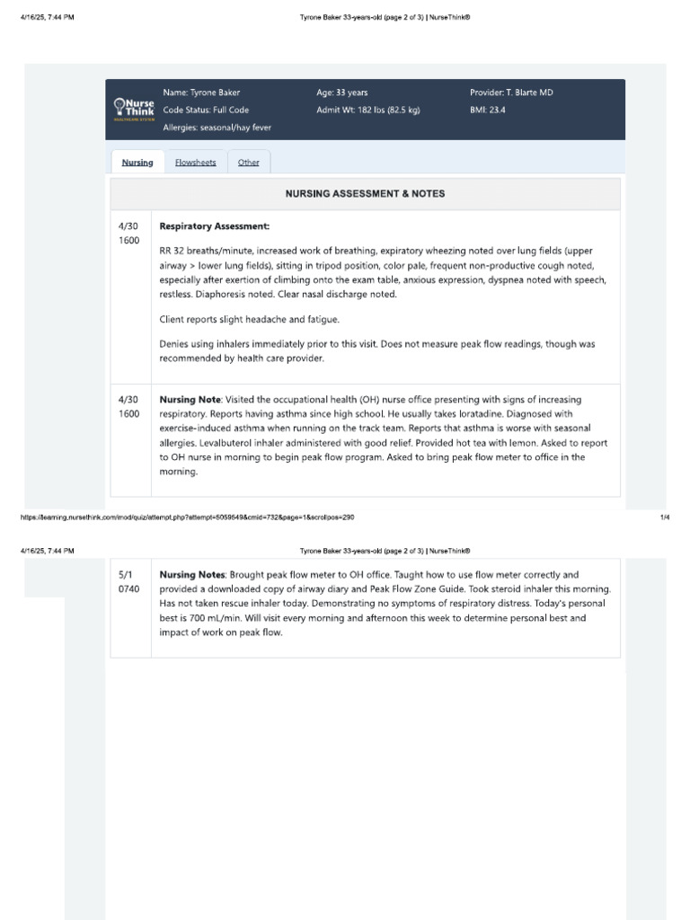 Tyrone Baker Question 2 Part 1 | PDF