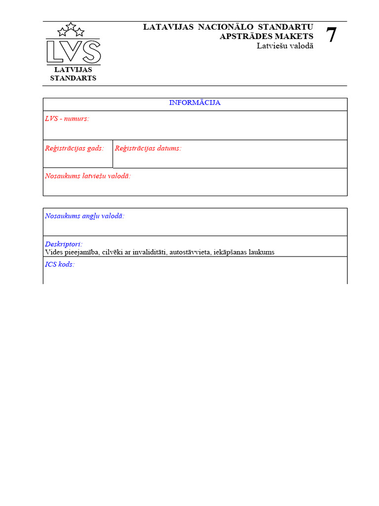 LVS Autostavvietas | PDF