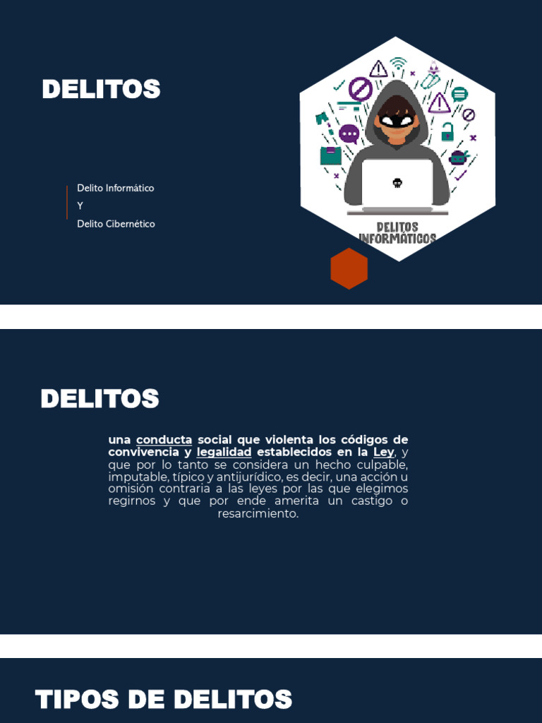 Tipos de Delitos Informáticos y Cibernéticos | PDF | Malware ...