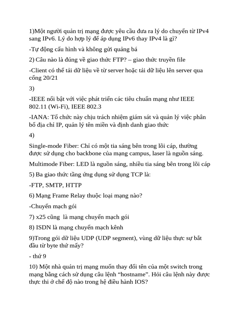 Ôn Tập Tổng Quát | PDF