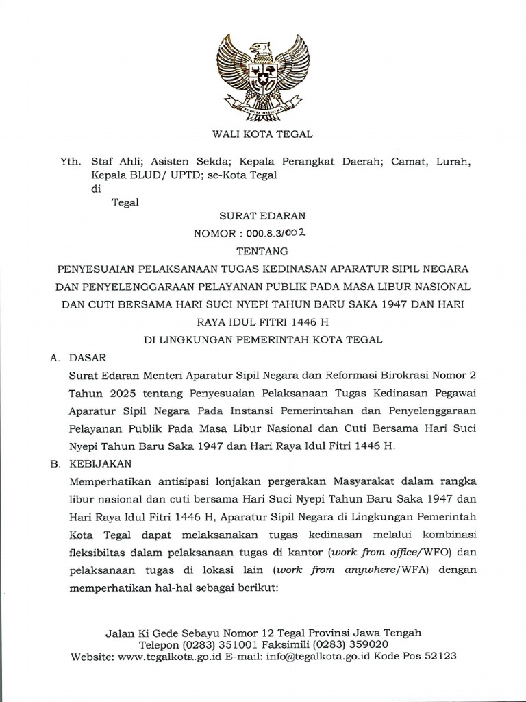 SE Tentang WFA | PDF