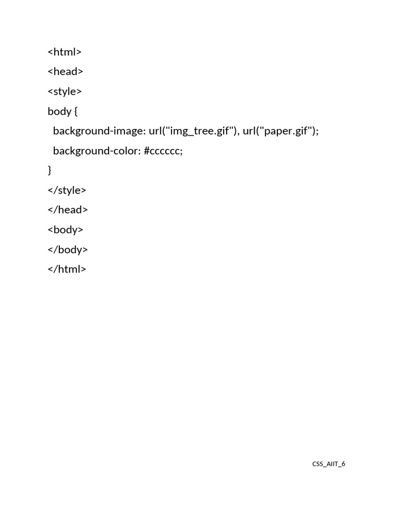 CSS Aiit 6 | PDF