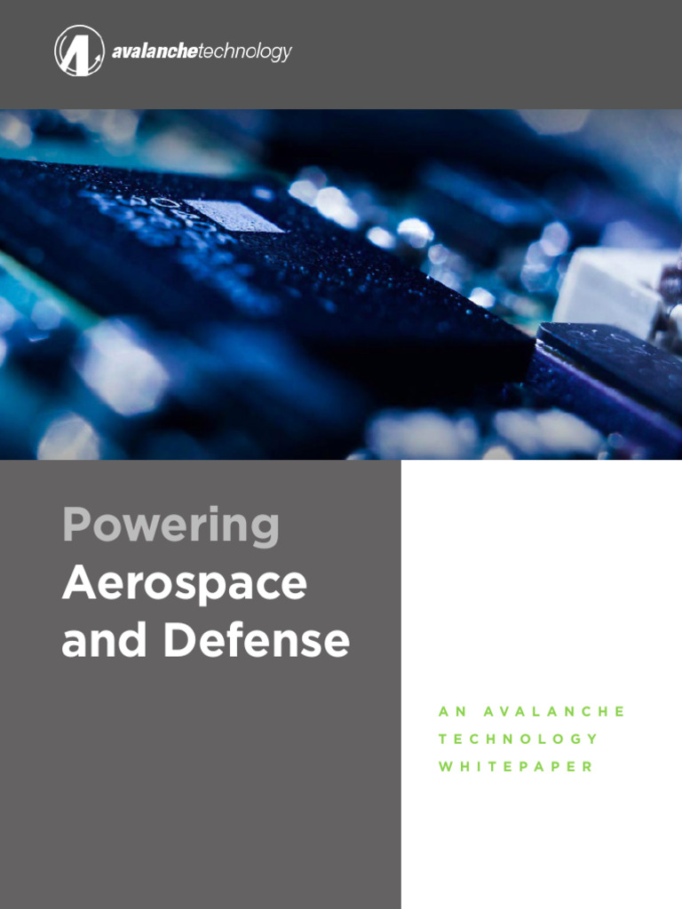 Avalanche Aerospace Whitepaper | PDF | Flash Memory | Computer Memory