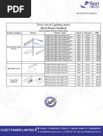 Transtec LED Light Price List BD | PDF | Light | Lighting