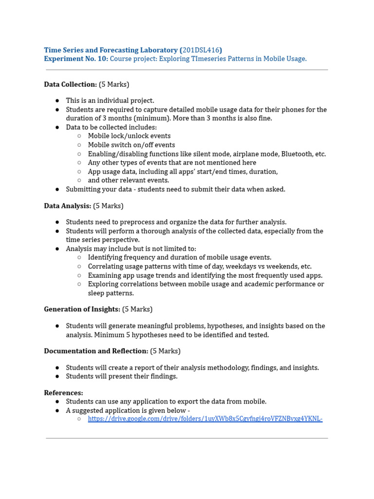 Exp 10 Course Project | PDF