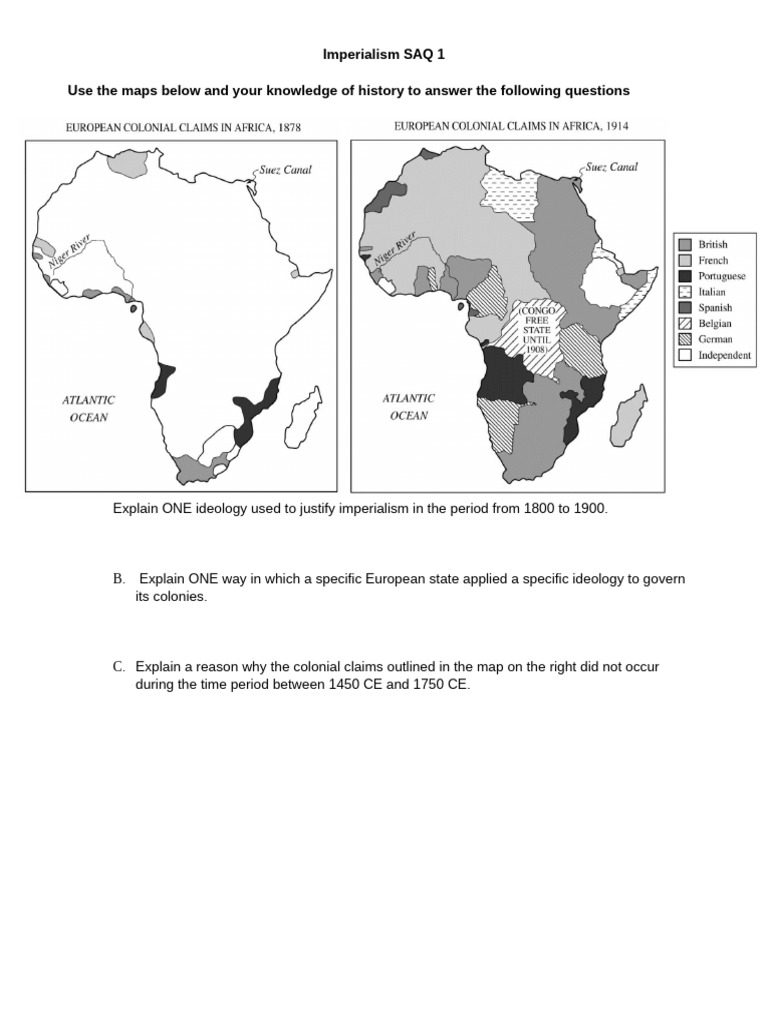 Scramble For Africa SAQ | PDF