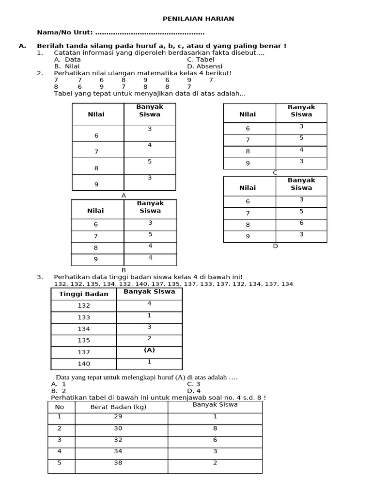PH MTK Pengolahan Data | PDF