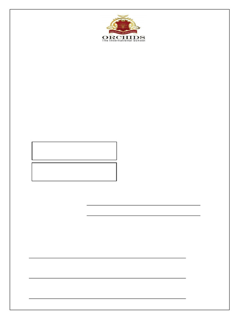 Class 1 English Practice Worksheet | PDF