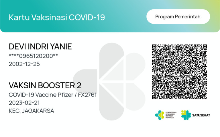 Vaccine Certificate Dose 4 Devi Indri Yanie 829 | PDF