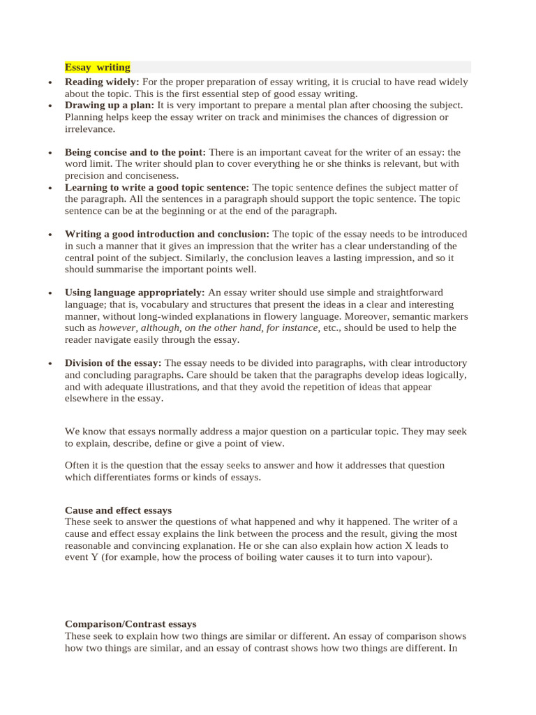 IELTS Essay Writing Guide | PDF | Essays | Causality