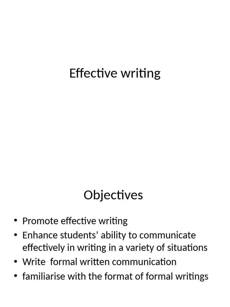 Effective Writing 1 IELTS | PDF