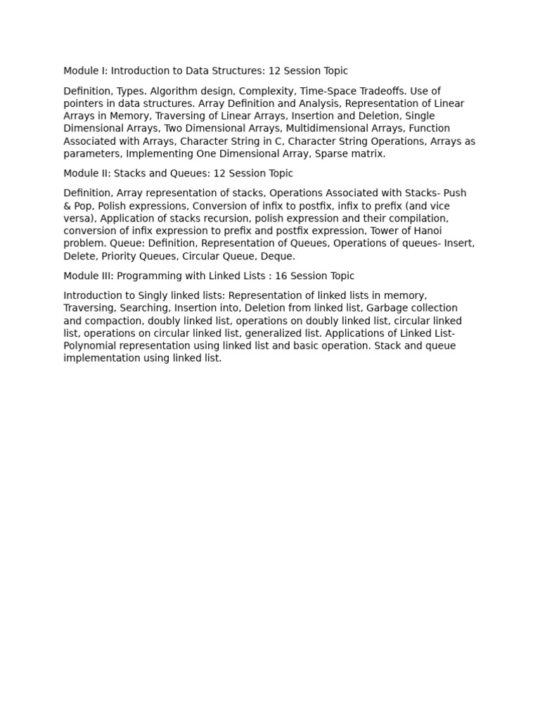 Data Structures: Concepts & Implementation | PDF | Queue (Abstract Data ...