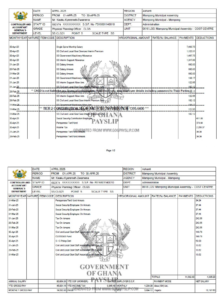 Payslip | PDF