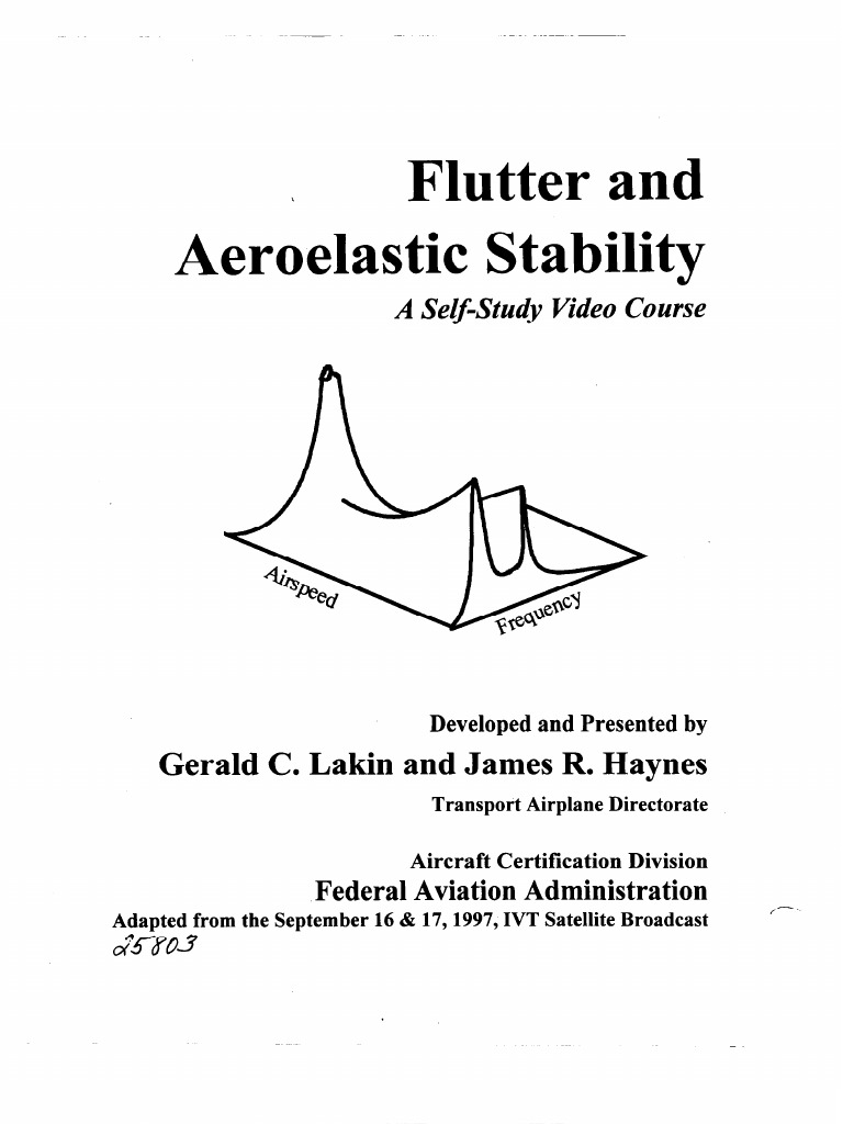 Aeroelastic Stability Course | PDF | Flight Instructor | Normal Mode
