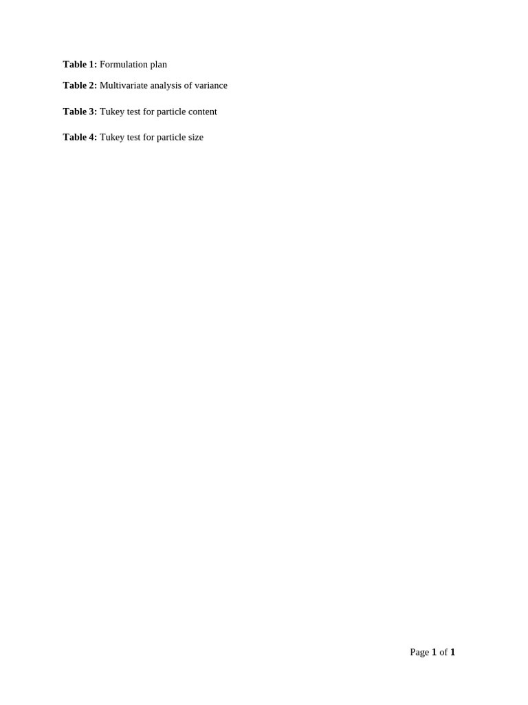 Title of Table | PDF
