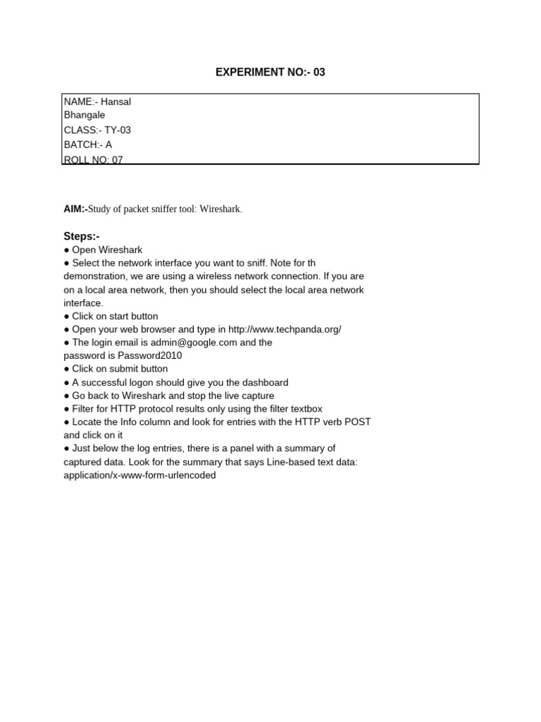 TY3 - 05 - A - CSS - Exp - 03 | PDF