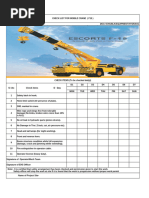 03 - Hydra Crane Checklist | PDF