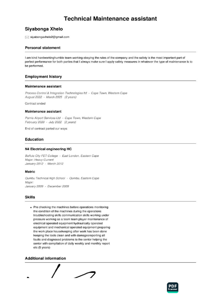 My Cvs | PDF