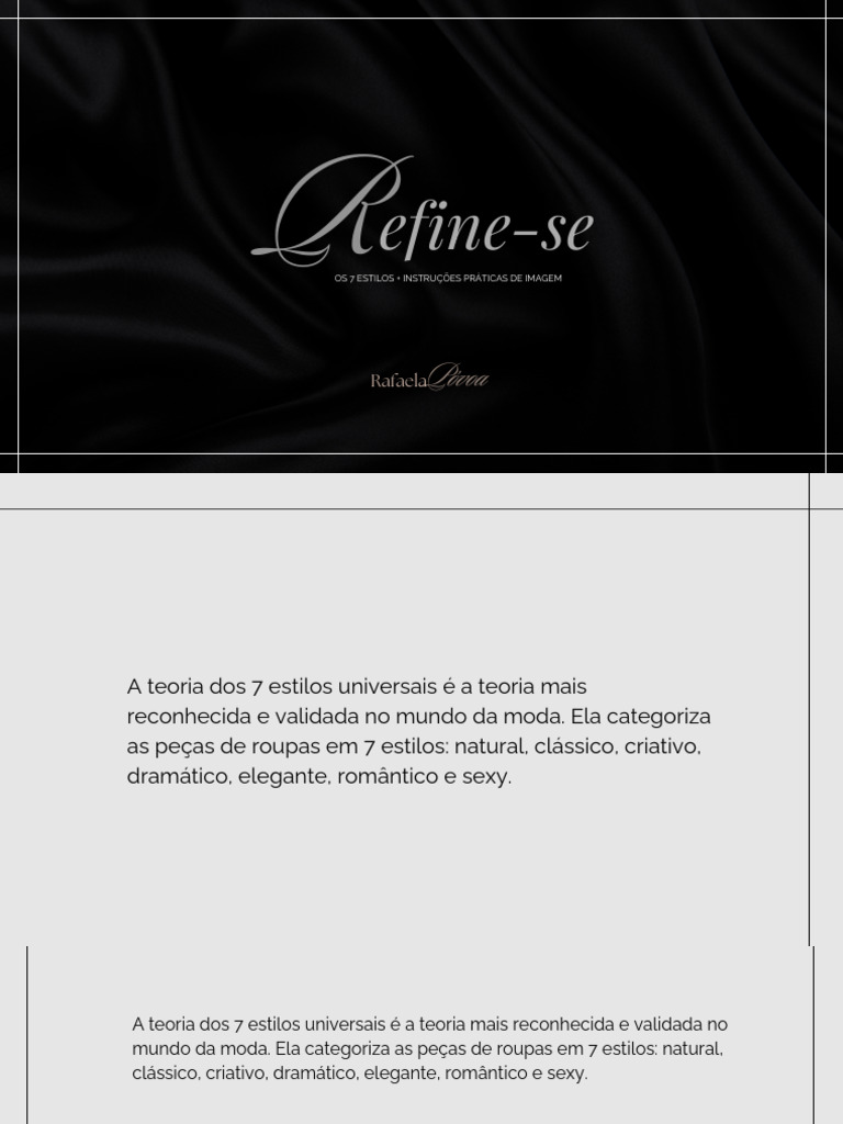 Refine-Se (Códigos de Imagem) . | PDF | Roupas | Moda