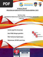 Surat Edaran Dan Timeline Pelaksanaan Program Kreativitas Mahasiswa PKM 2025 | PDF